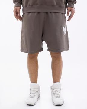 OVERSIZE MEUTRAL DOVE KNIT SHORTS -ROKU Studio – RASOOLS MENSWEAR